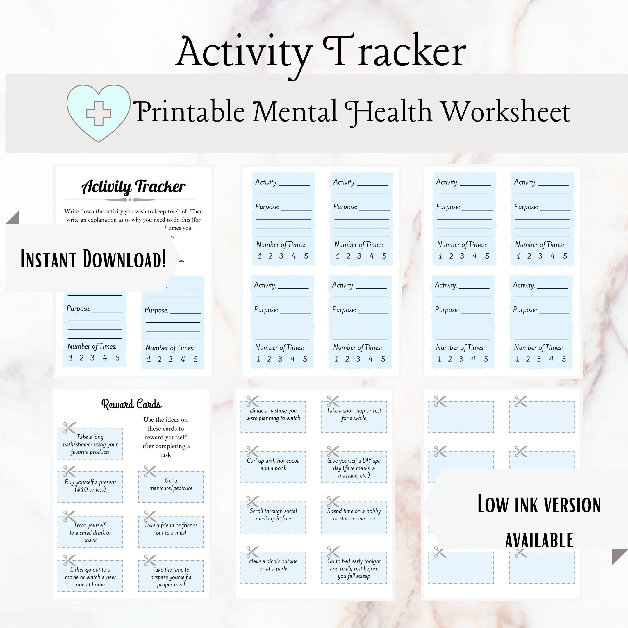 Activity Tracker (design Version) - Etsy