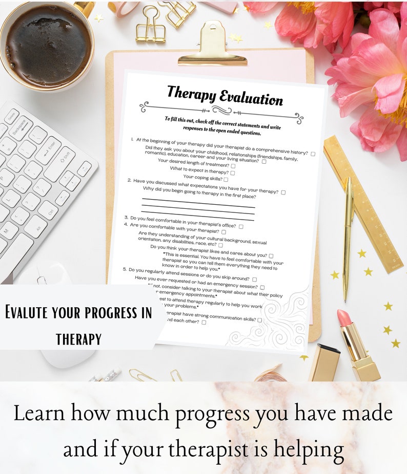 Therapy Evaluation (mental Health Therapy Assessment) - Etsy