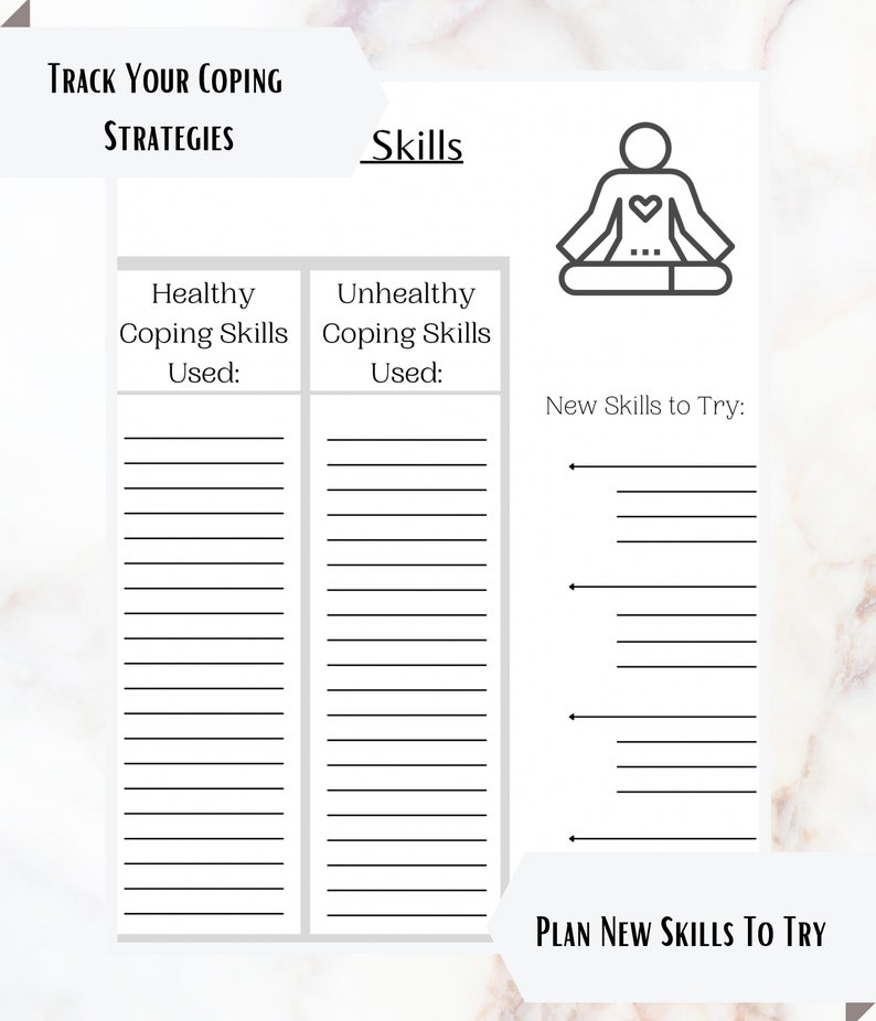Stress Tracker monthly Stress Chart - Etsy