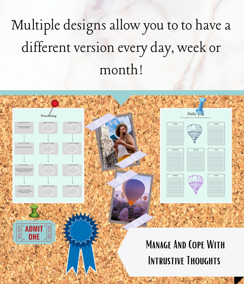 Intrusive Thought Tracker (mental Health) - Etsy