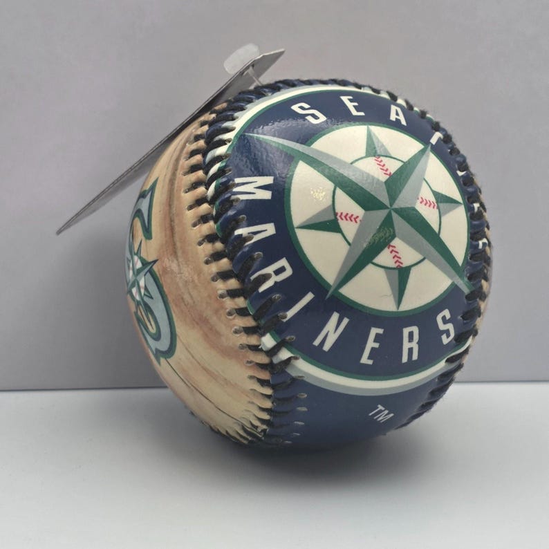 Seattle Mariners SOFT Mascot Logo Baseball - Beginners, Display for Bar ...