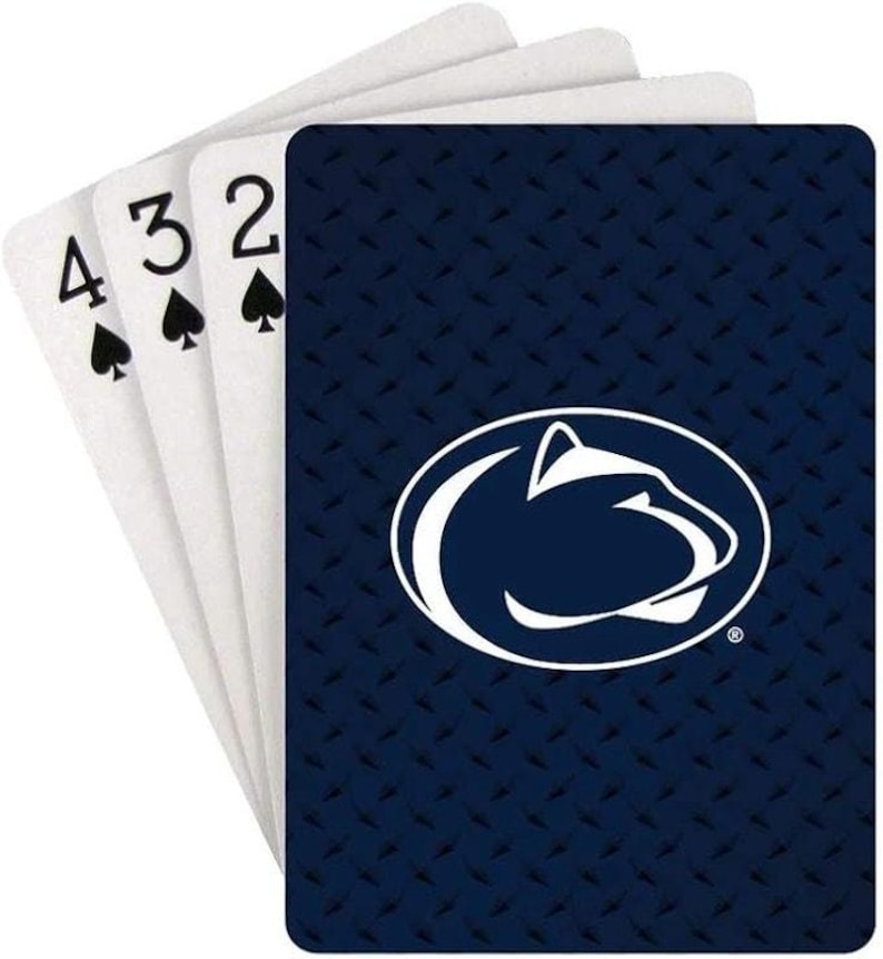Penn State Nittany Lions Diamond Plate Playing Cards - Etsy
