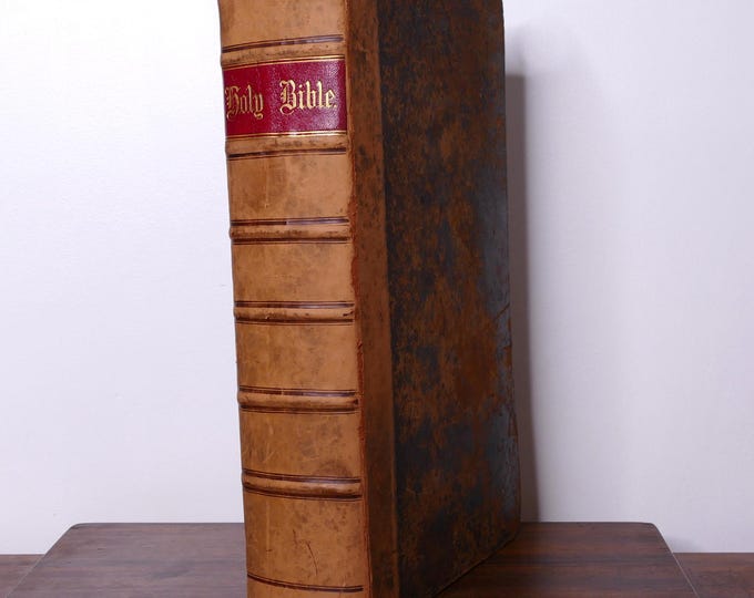 1801 MASSIVE FOLIO Ostervald Holy Bible - Old & New Testaments ...