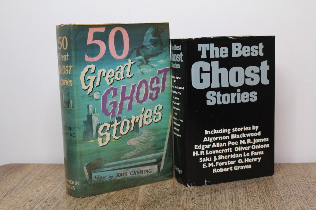 Two Vintage 1970s Ghost Stories Books 50 Great & the Best Ghost Stories ...