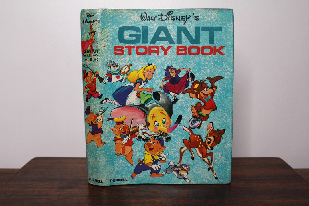 Walt Disney's Giant Story Book Vintage 1975 Hardback Illustrated Book ...