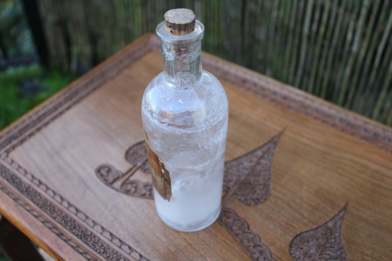 Vintage Alkaline Eye Wash Glass Bottle With Cork for Acids in the Eye ...