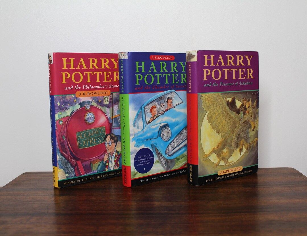 3rd/2nd/2nd Harry Potter Hardback Set - Philosopher's Stone, Chamber of ...