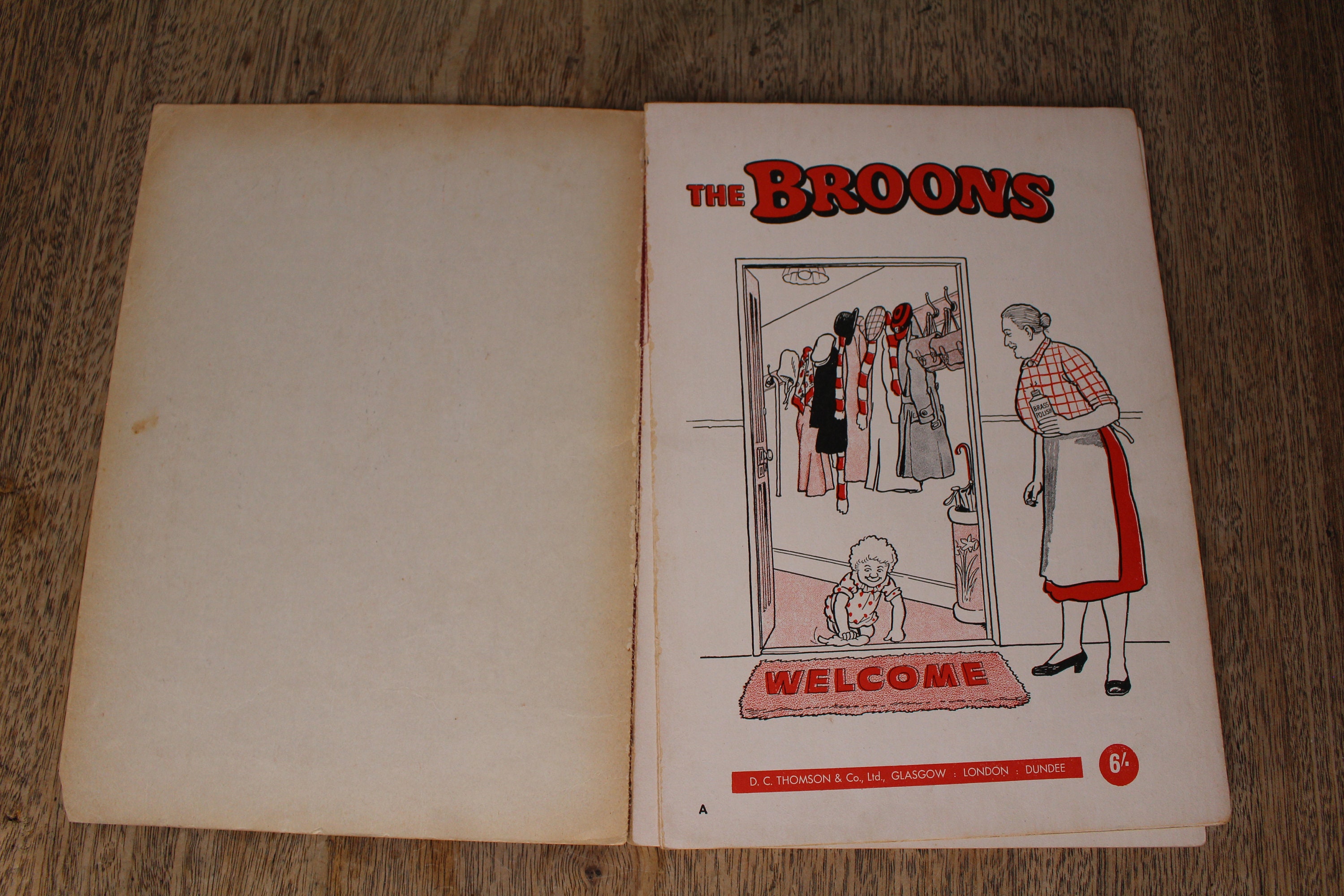 The Broons Annual C. 1969 Vintage Comedy Magazine Comic - Etsy