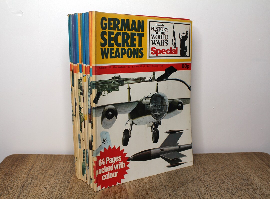 WWII Set Purnell's History of the World Wars, Lot of 12 Books Early to ...