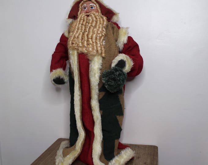 Large Vintage Santa Claus Father Christmas Figure - 82cm Tall Handmade ...