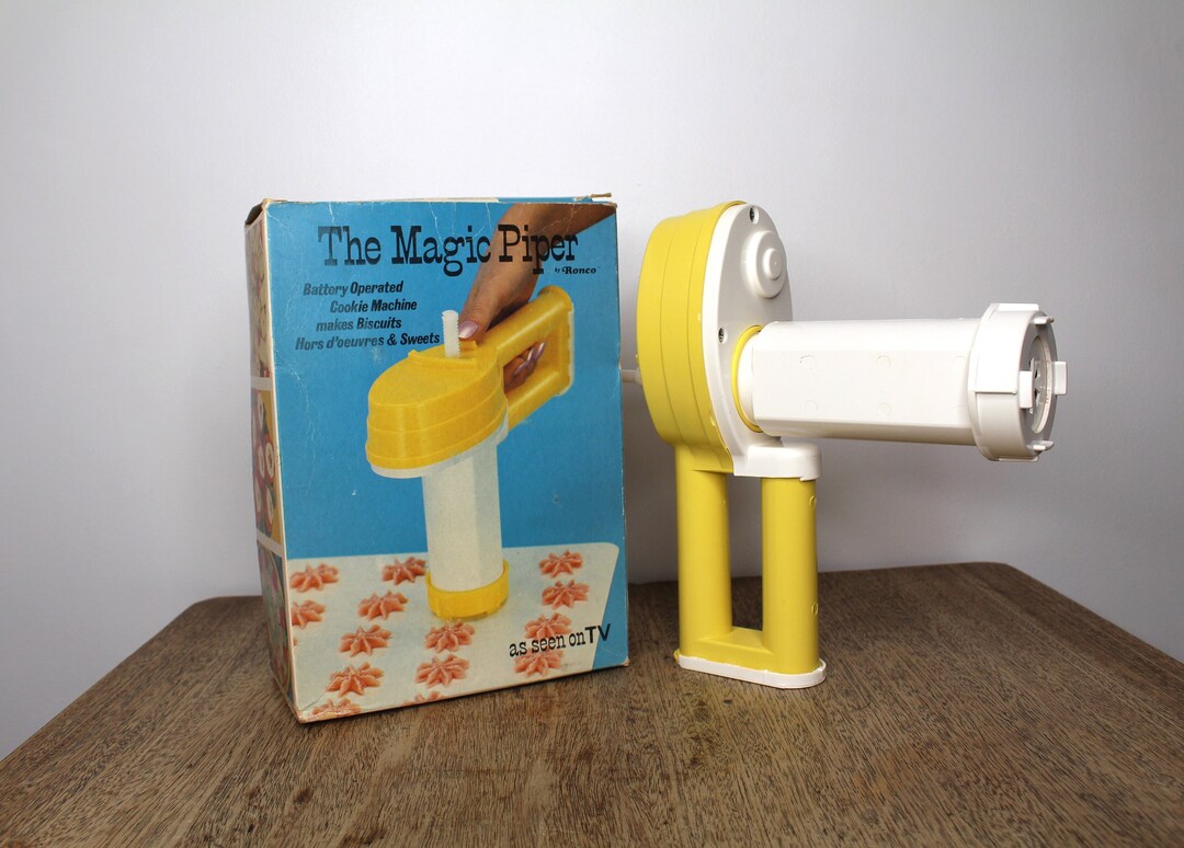 The Magic Piper by Ronco, 1977 Battery Operated Cookie Machine, 'makes ...