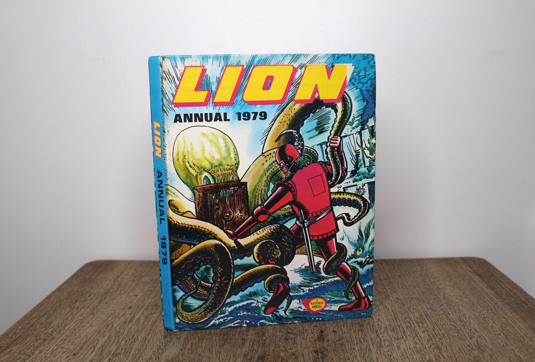 Lion Annual 1979 - Vintage Hardback Sci Fi Action Magazine - Comic ...