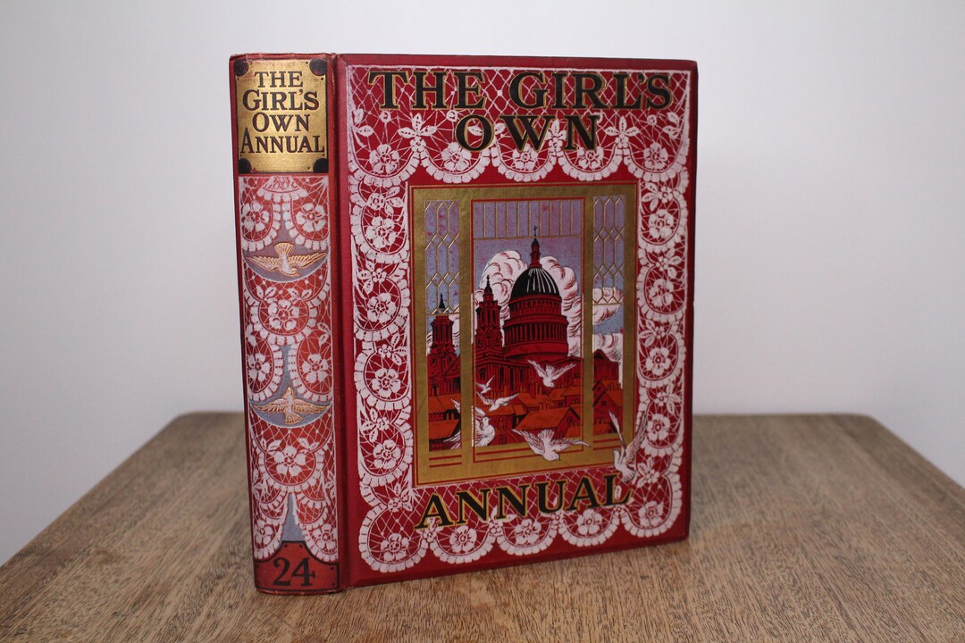Girl's Own Annual XXIV (24), 1902-03 - Antique Red Clothbound & Gilt ...