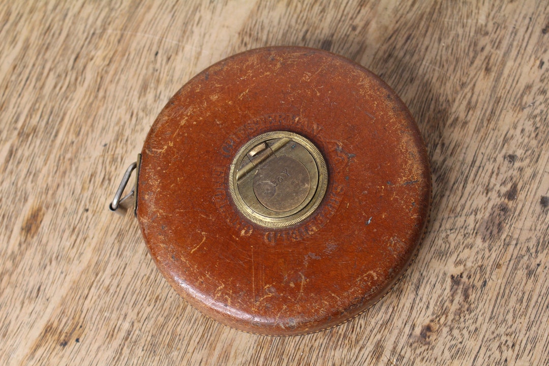 Chesterman 30 Yard Tape Measure Steel Reel With Stitched Leather Case ...