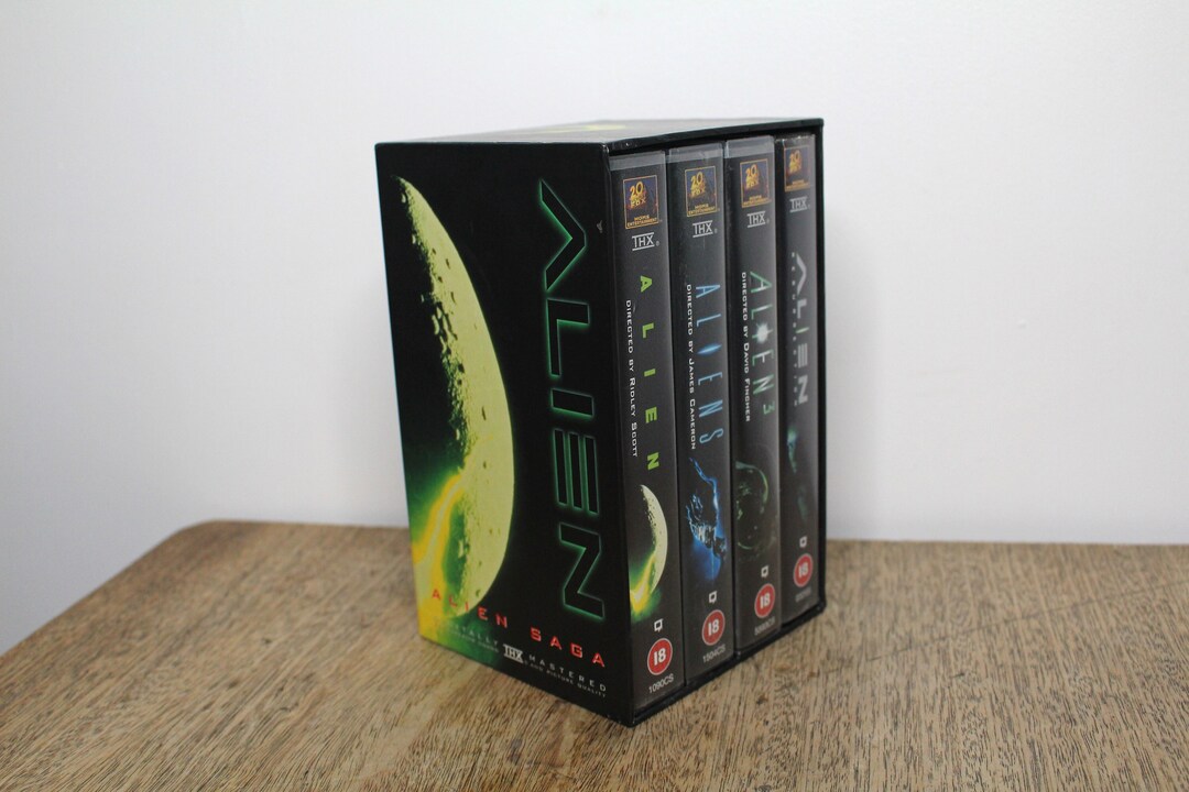 Alien Saga on VHS Video Tape Alien / Aliens / Alien 3 & Resurrection ...