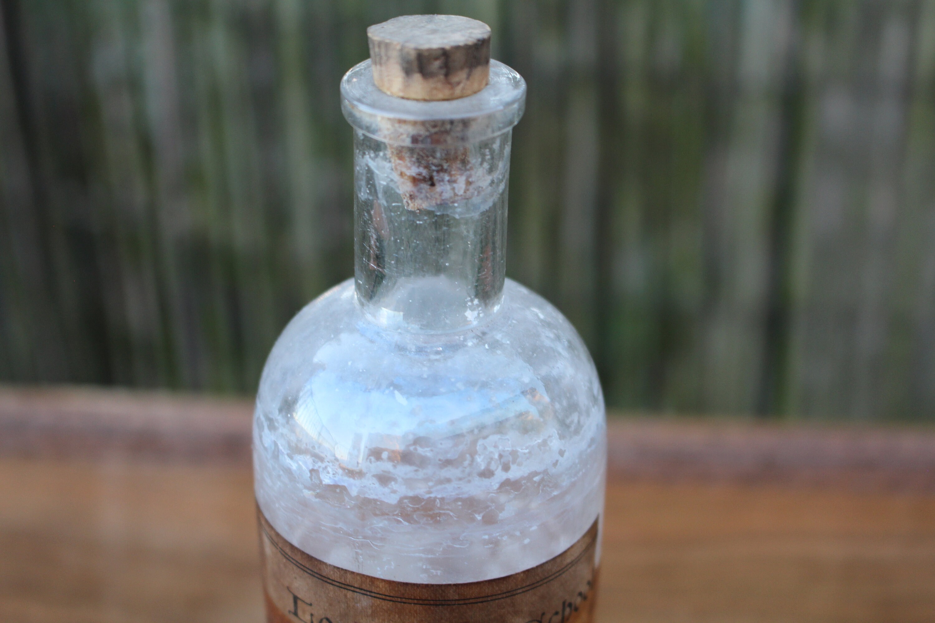 Vintage Alkaline Eye Wash Glass Bottle With Cork for Acids in the Eye ...