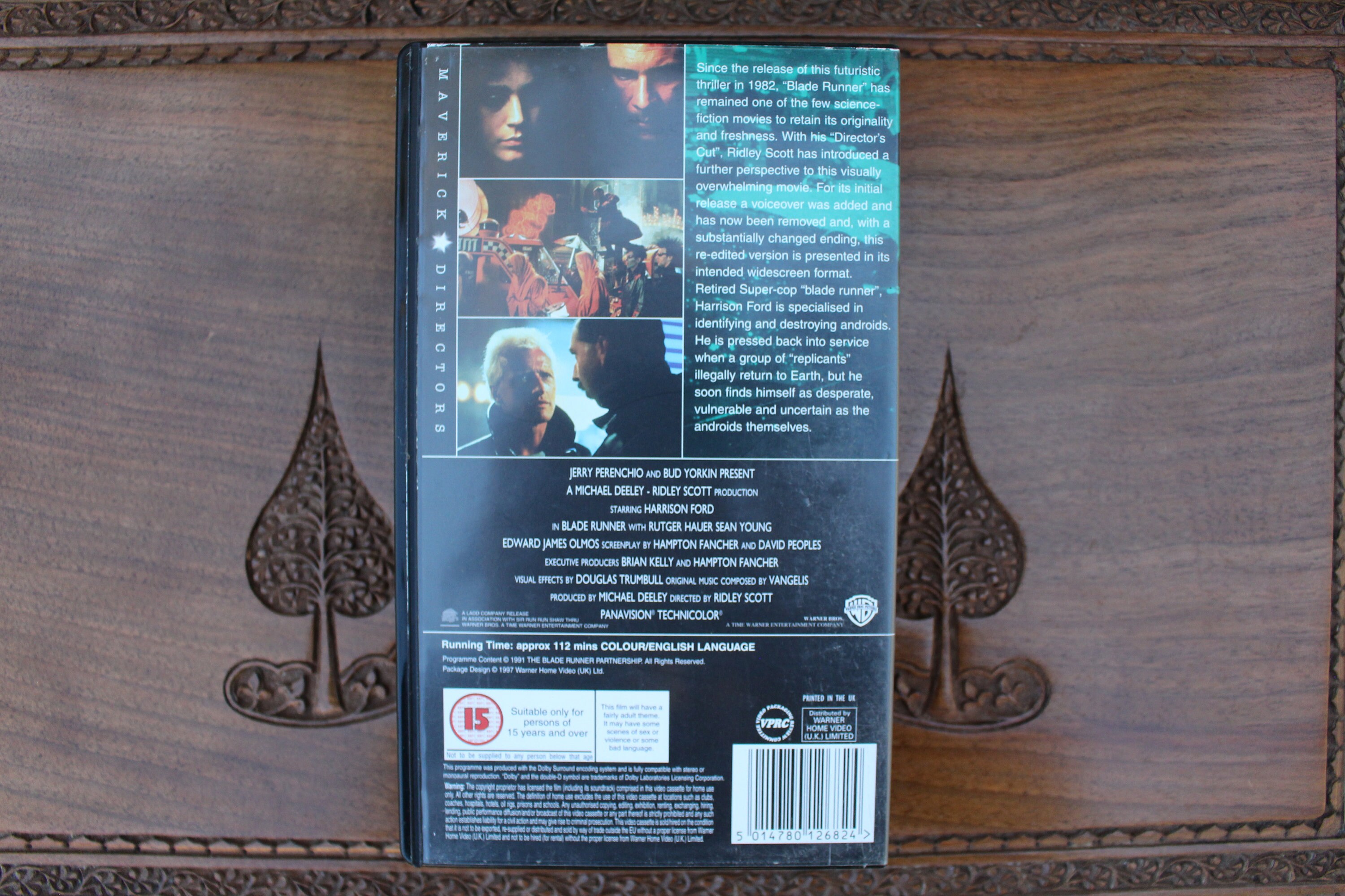 Blade Runner: Director's Cut VHS Video Tape Classic Sci Fi, Dystopian ...