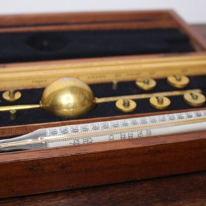 Sikes Hydrometer by Josh Long - Antique Victorian Device for Measuring ...