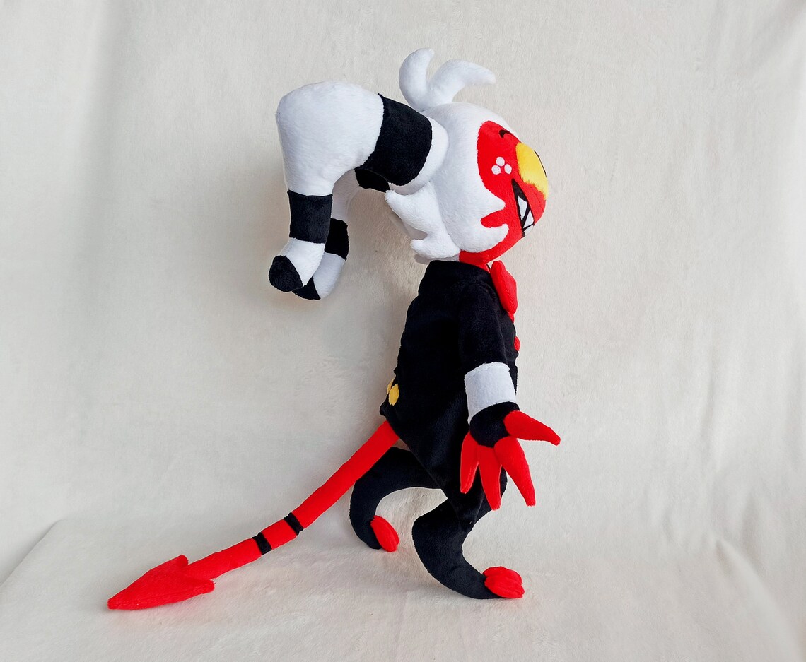 Moxxie Helluva Boss Plush Doll - Etsy Australia