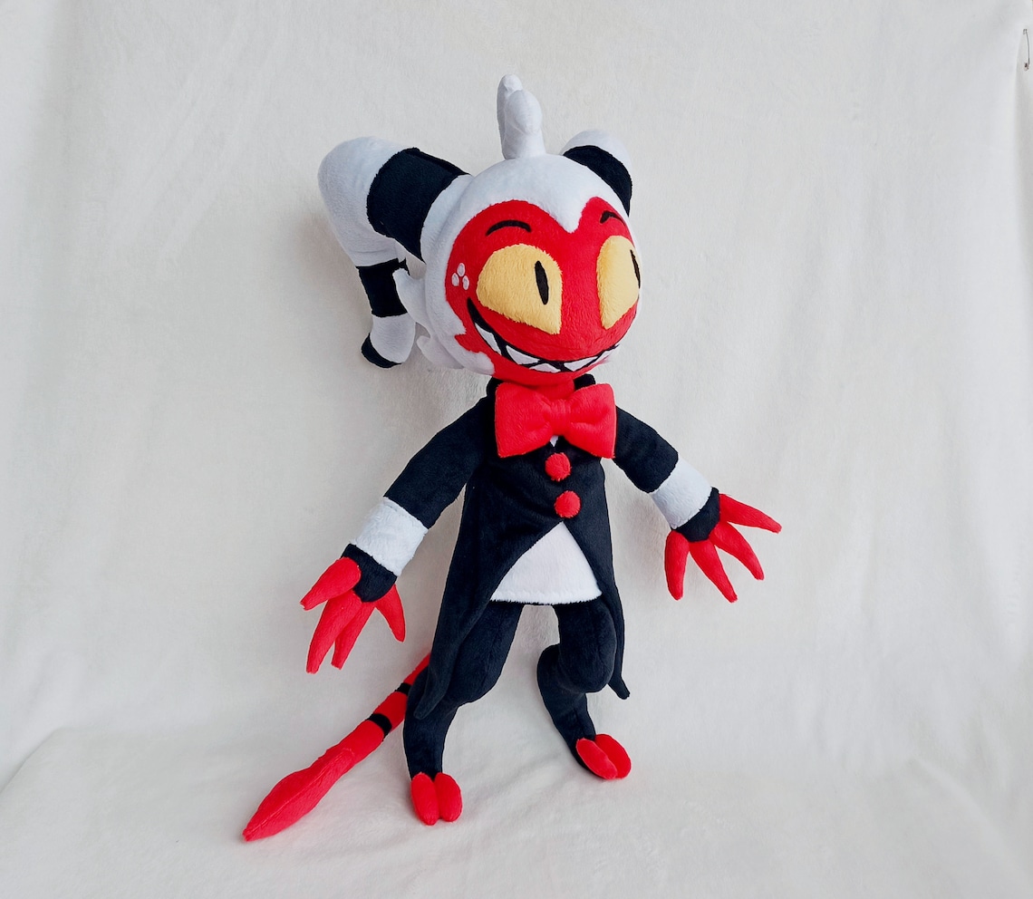 Moxxie Helluva Boss Plush Doll - Etsy Australia