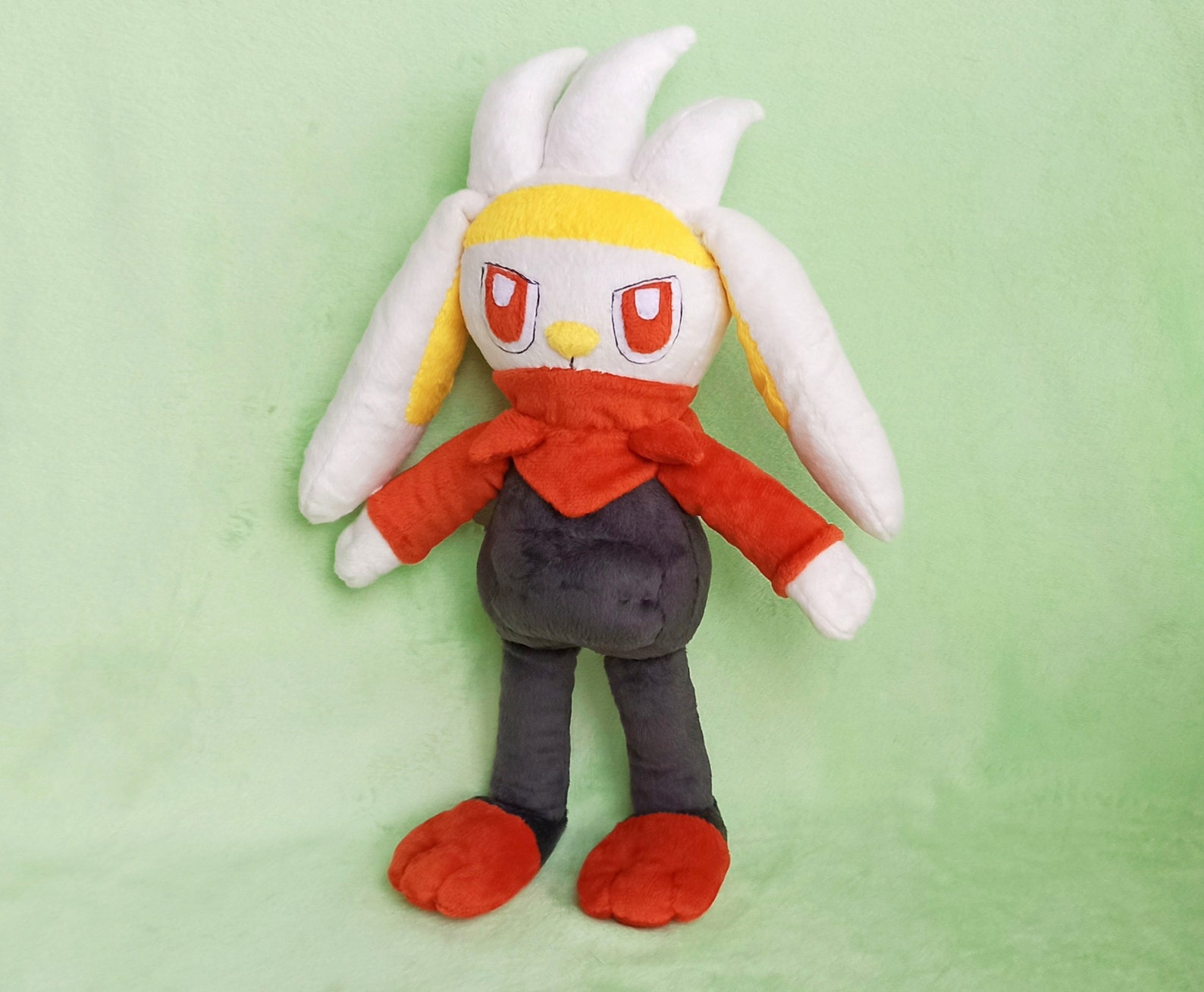 Pokemon Raboot Plush Doll Pokemon Cute Gift MADE TO ORDER - Etsy