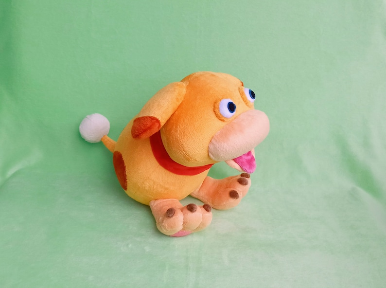 Pikmin 4 Yellow Dog Plushie Nintendo Made From Drawing - Etsy