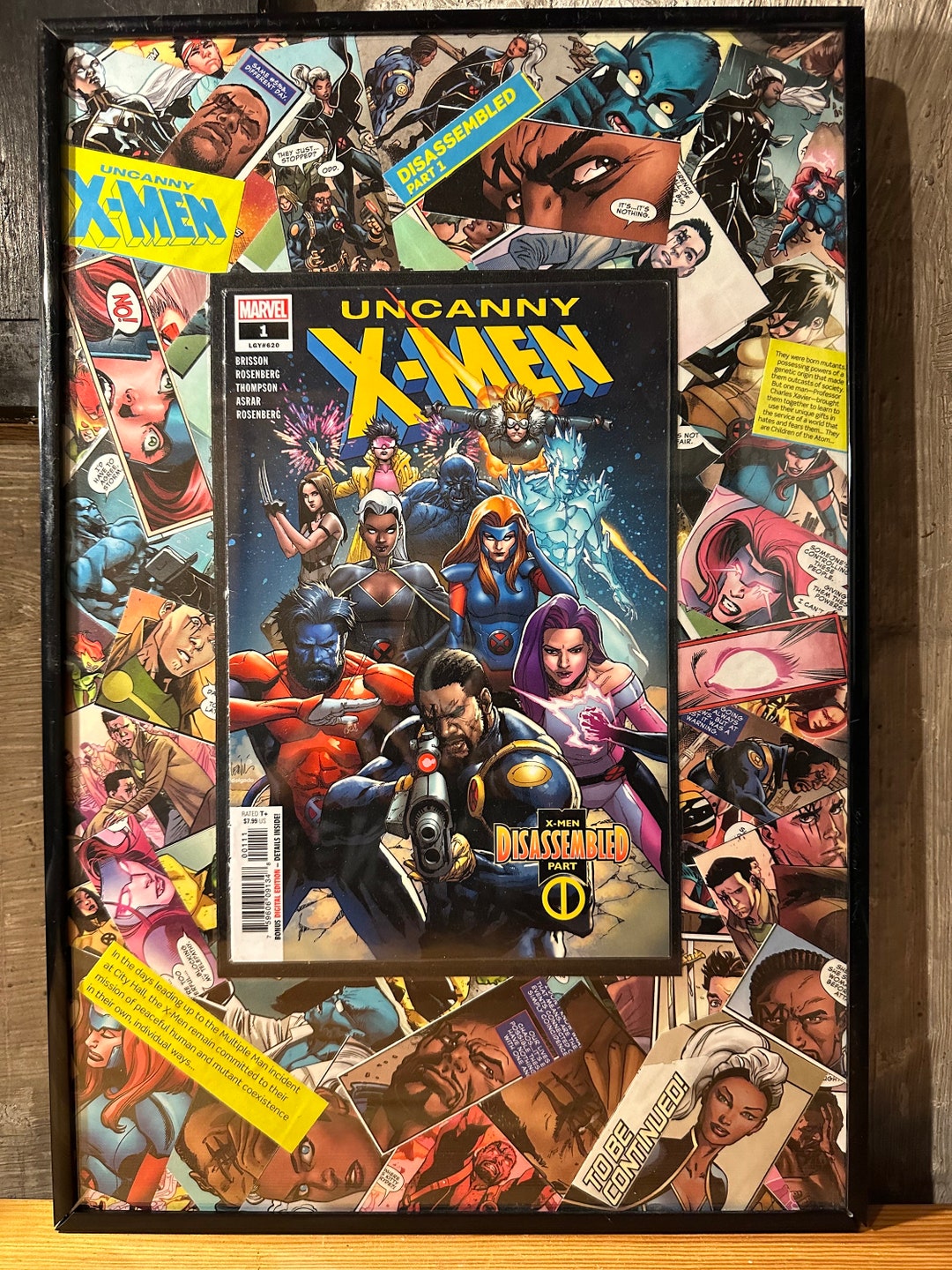 Vintage Uncanny X-men 1 12x18 Deconstructed Comic Book Poster ready Made - Etsy