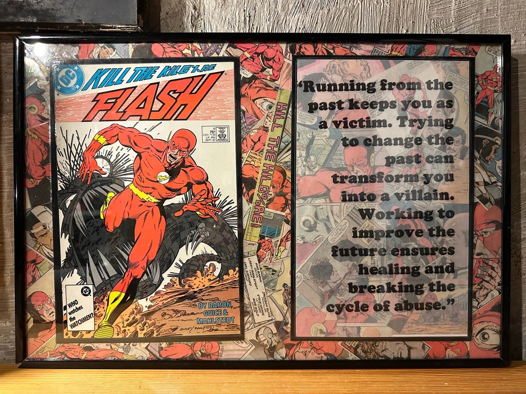 Vintage Flash 4 Inspirational Quote 12x18 Deconstructed Comic Book Poster - Etsy