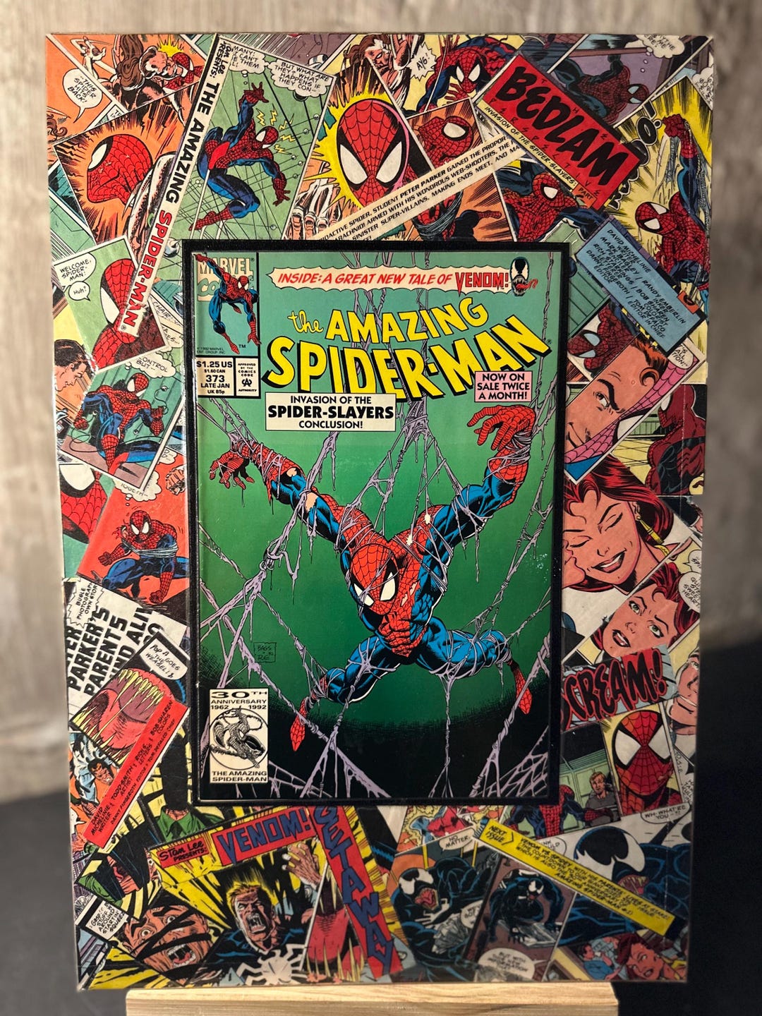 Vintage Amazing Spider-man #373 12x18 Deconstructed Comic Book Poster ...
