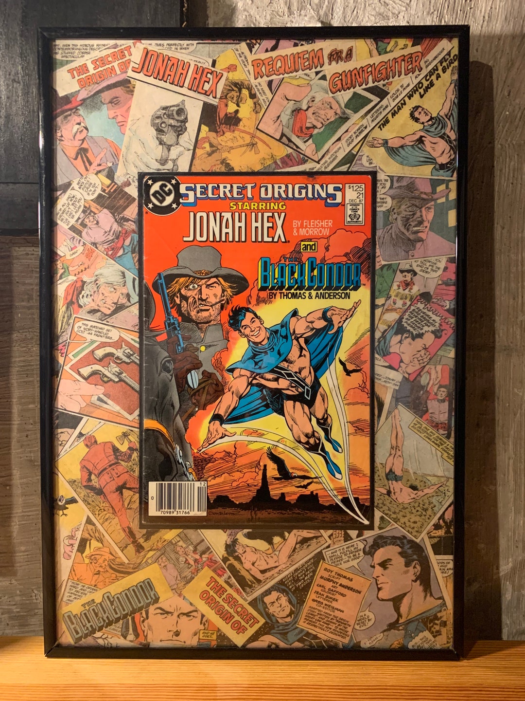 Vintage Jonah Hex and Black Condor: Secret Origins 21 12x18 Deconstructed Comic Book Poster - Etsy