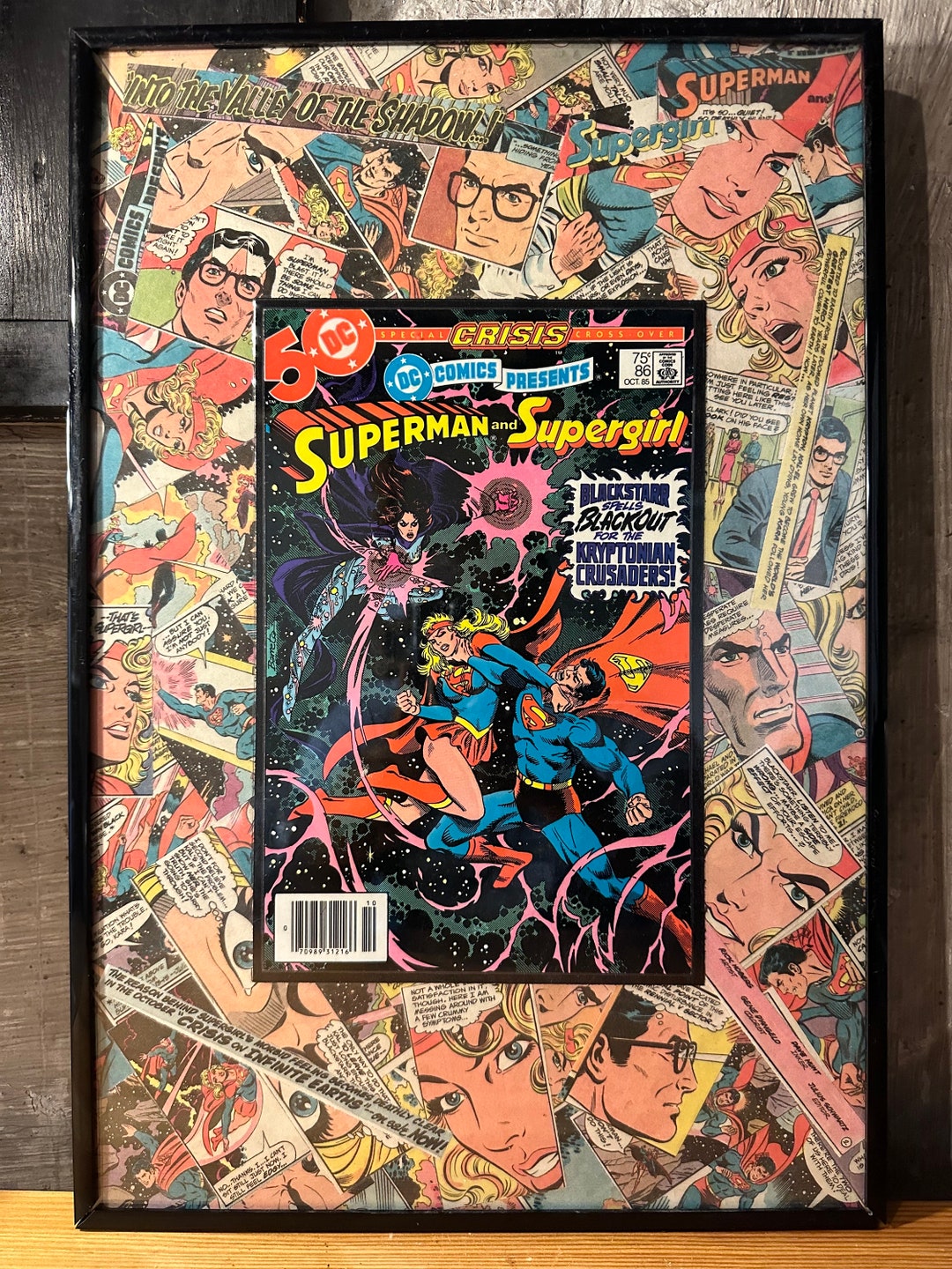 Vintage Superman and Supergirl #86 12x18 Deconstructed Comic Book Poster - Etsy