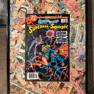 Vintage Superman and Supergirl #86 12x18 Deconstructed Comic Book ...