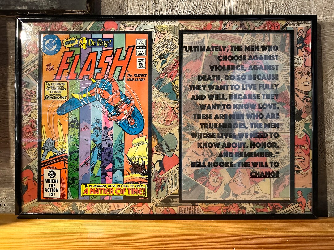 Vintage Flash #311 Inspirational Quote (12x18) Deconstructed Comic Book Poster - Etsy