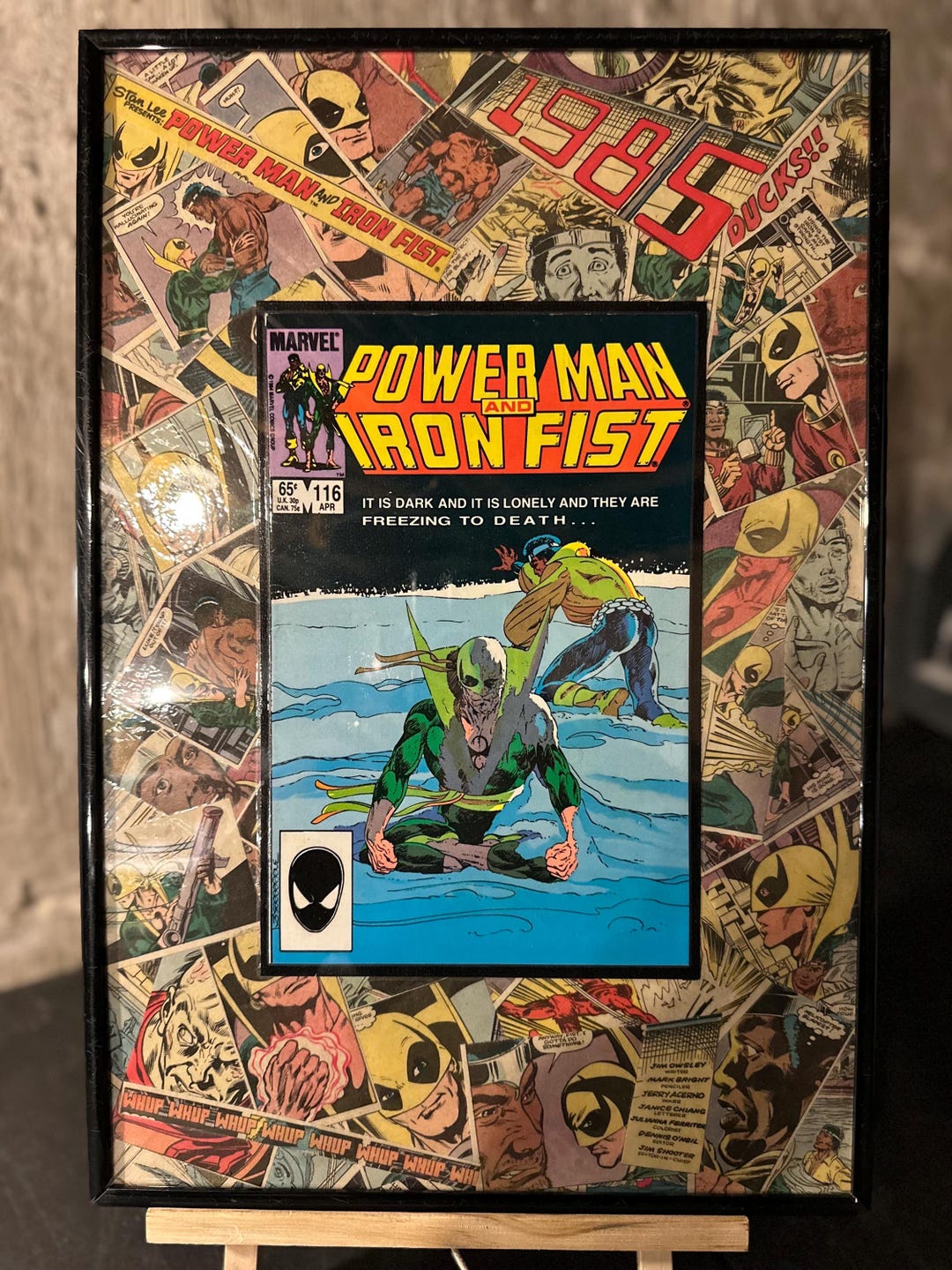 Vintage Power Man & Iron Fist #116 12x18 Deconstructed Comic Book Poster - Etsy