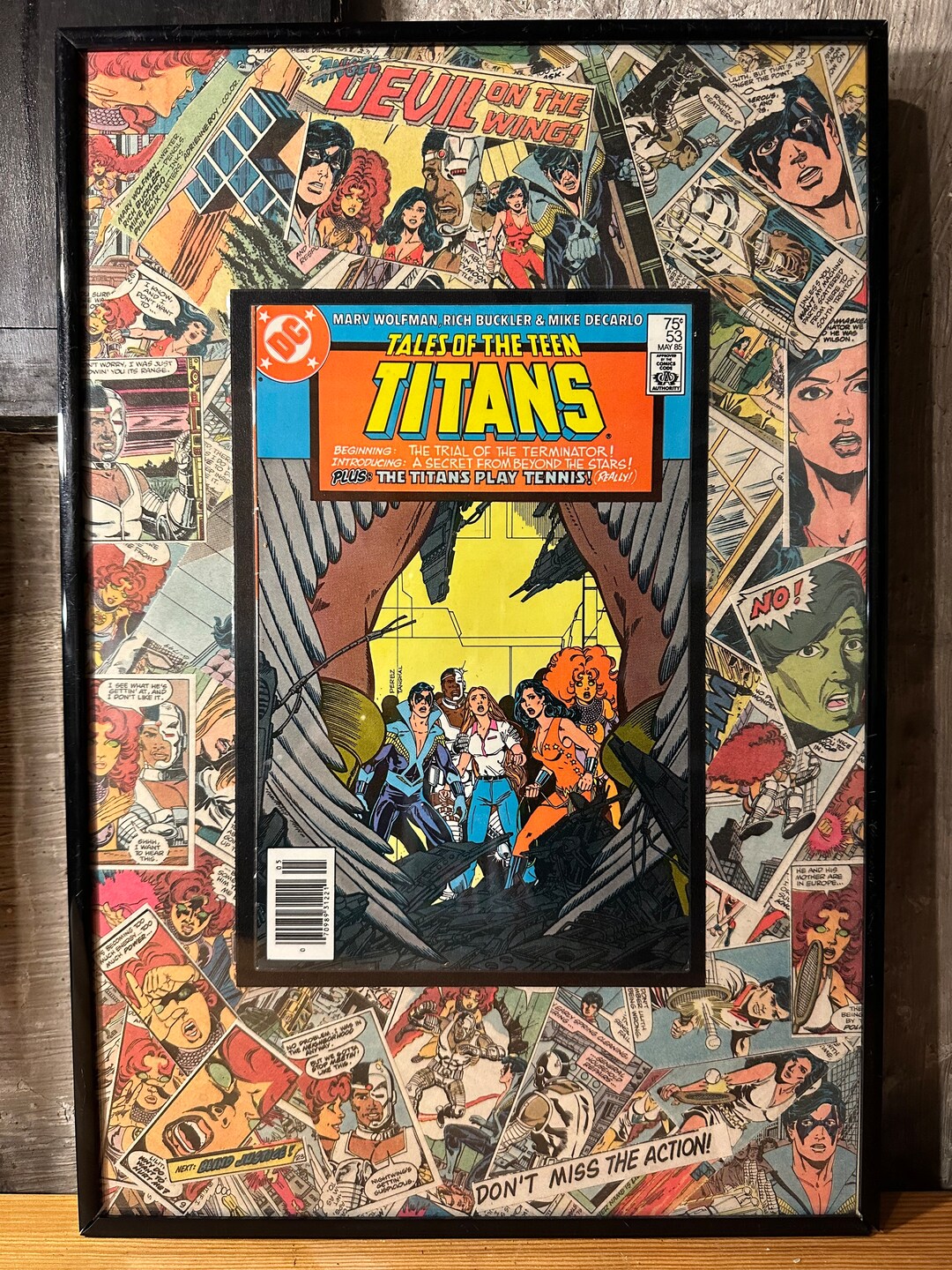 Vintage Teen Titans 53 12x18 Deconstructed Comic Book Poster ready Made - Etsy UK