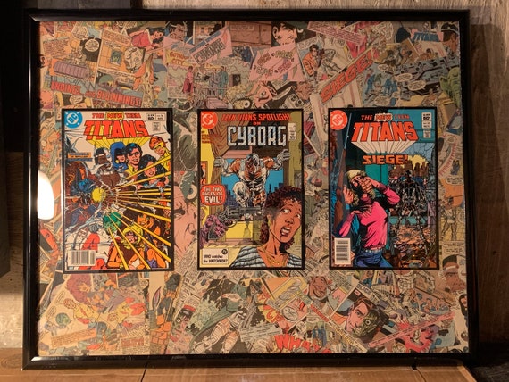 Vintage Cyborg / Teen Titans 22x28 Laminated Poster - Etsy