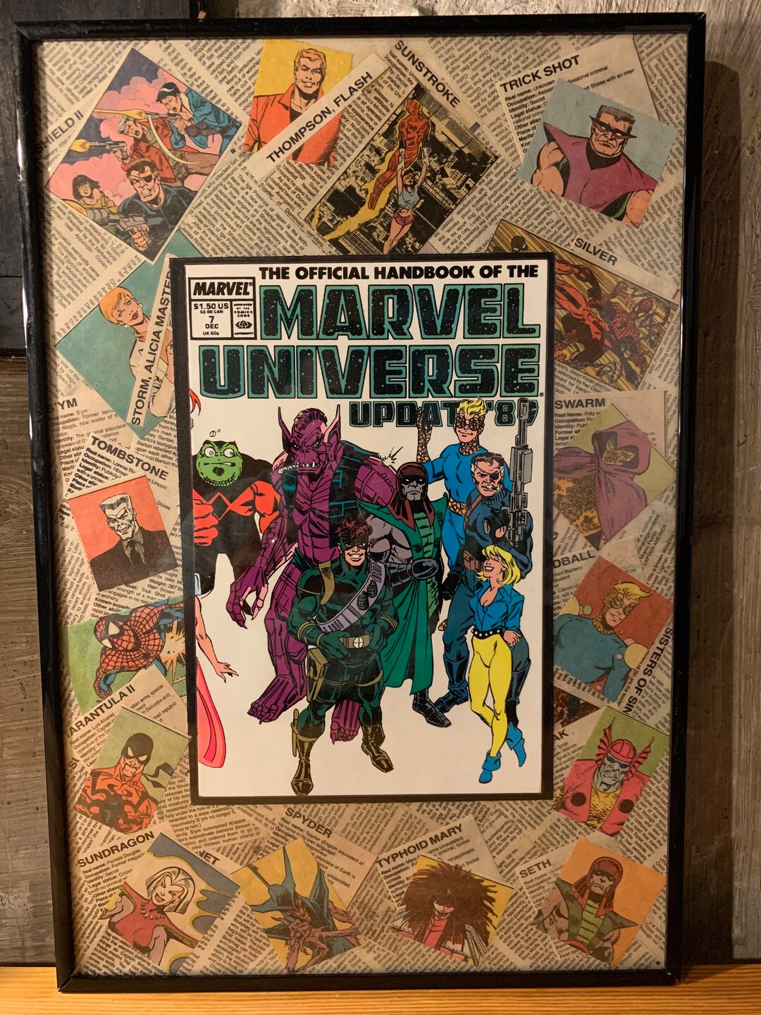 Vintage Marvel Universe #7 12x18 Deconstructed Comic Book Poster (ready Made) - Etsy