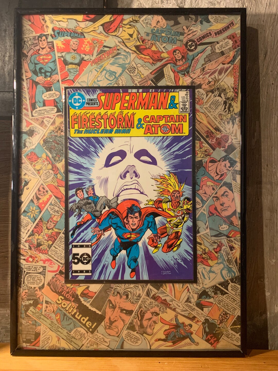 Vintage Superman, Firestorm, & Captain Atom #90 12x18 Deconstructed ...