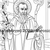 St. Blaise Coloring Page for Catholic Kids - Digital Download - Print ...