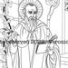 St. Charles Borromeo Coloring Page, Printable Saint Coloring, Catholic ...