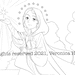 Our Lady, Star of the Sea Stella Maris Coloring Page for Catholic Kids ...