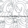 Assumption of Mary Stained Glass Coloring Page for Kids and Adults - Etsy