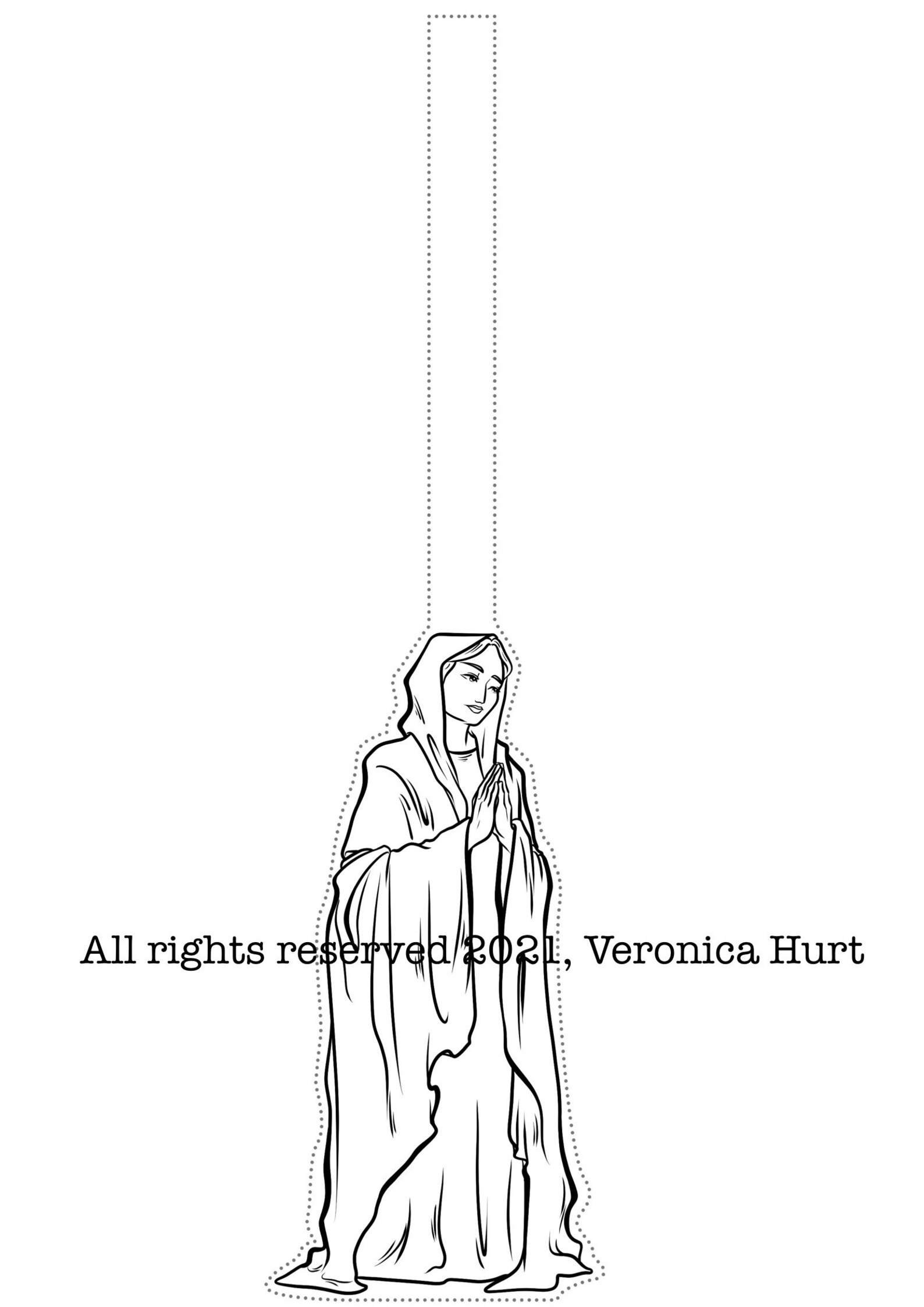 Feast of the Assumption and Coronation of Mary Kids Craft Activity - Etsy