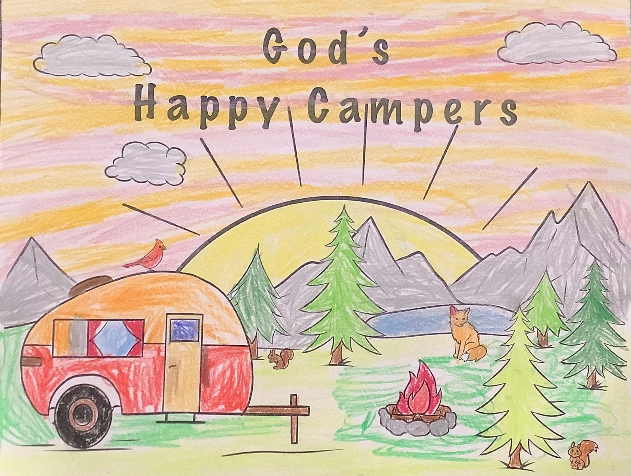 Catholic Coloring Pages for Kids 5+ and Adults Summer Activity God’s ...