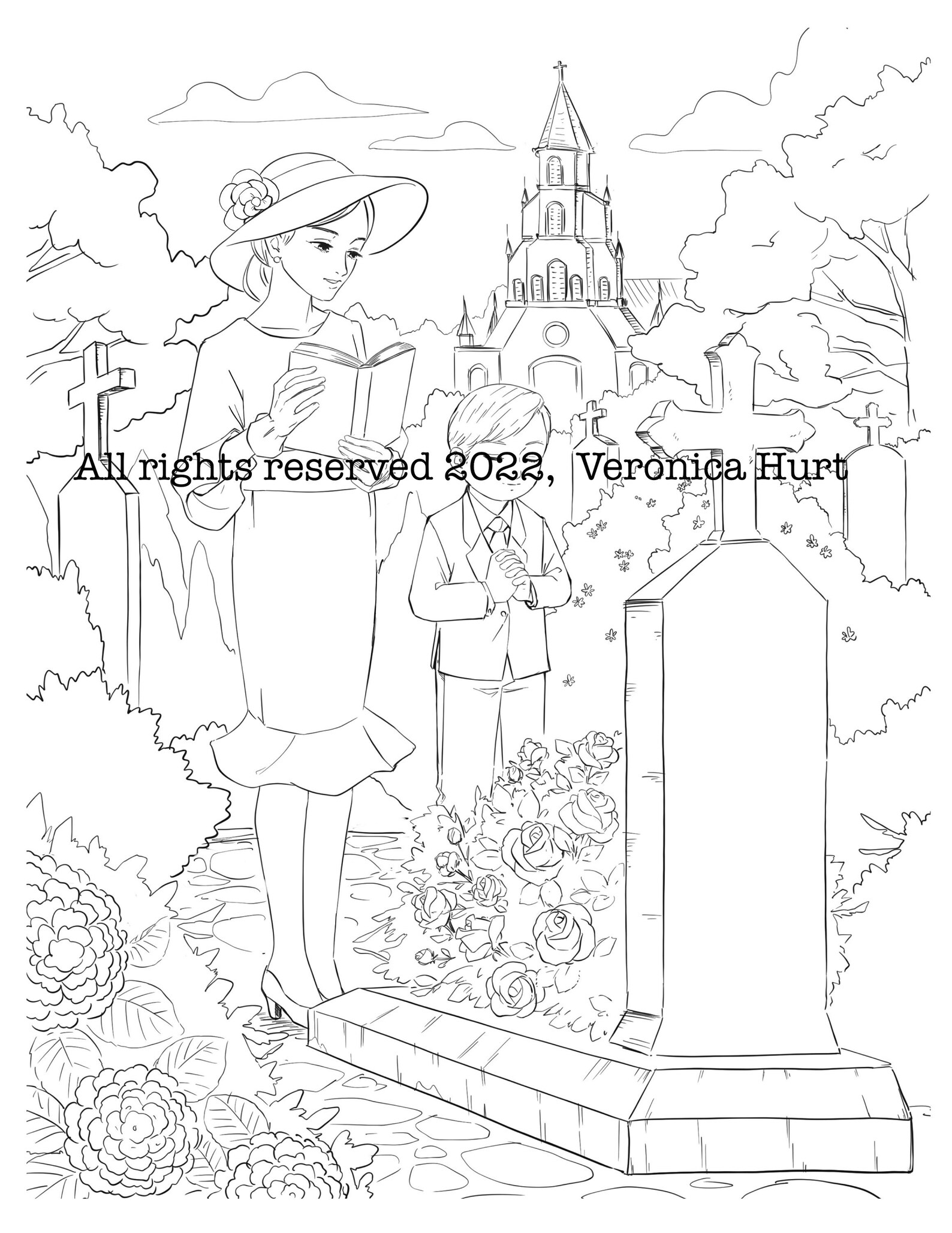 All Souls’ Day Coloring Page for Catholic Adults and Kids 6+ - Etsy