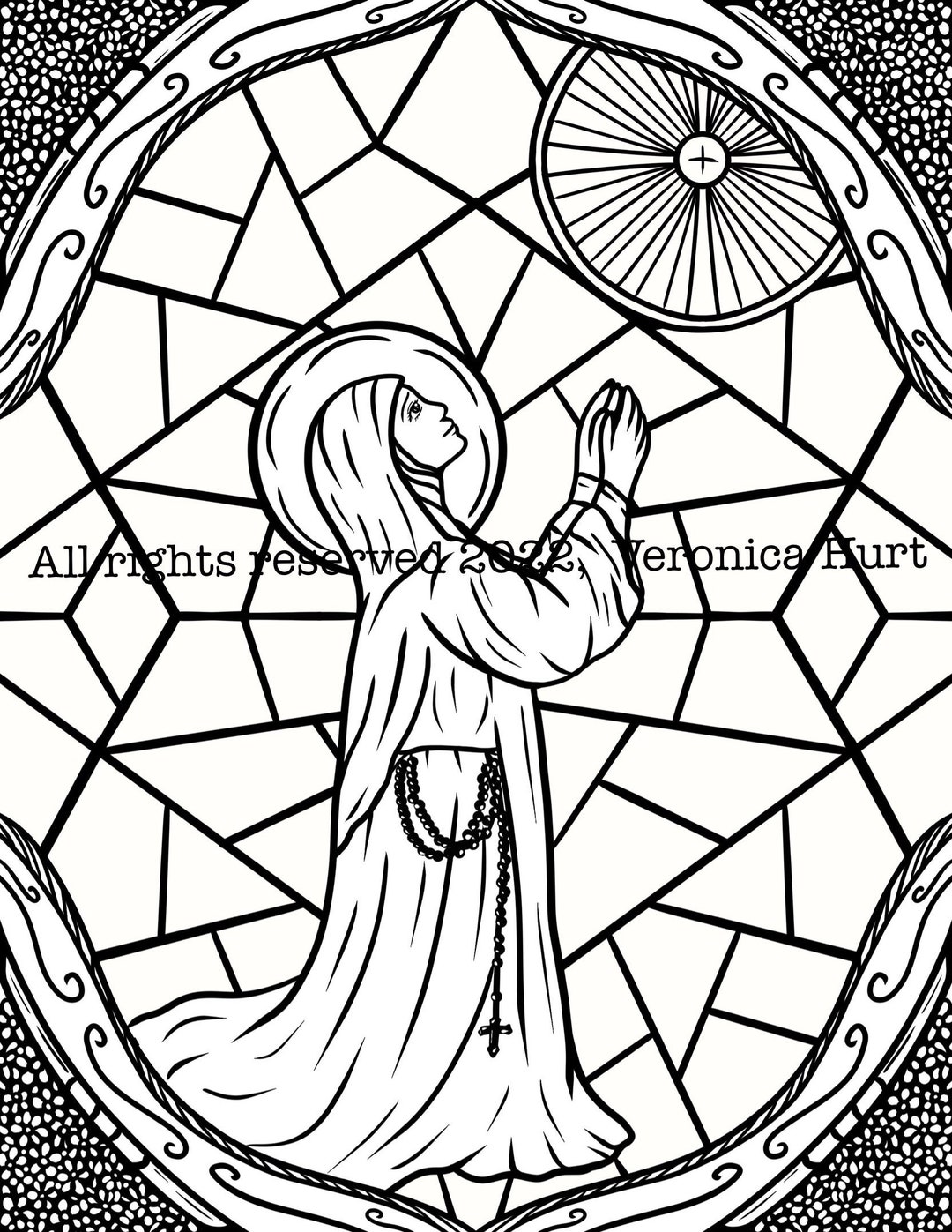 Página para colorear de Santa Imelda Lambertini para niños de 6 años en ...