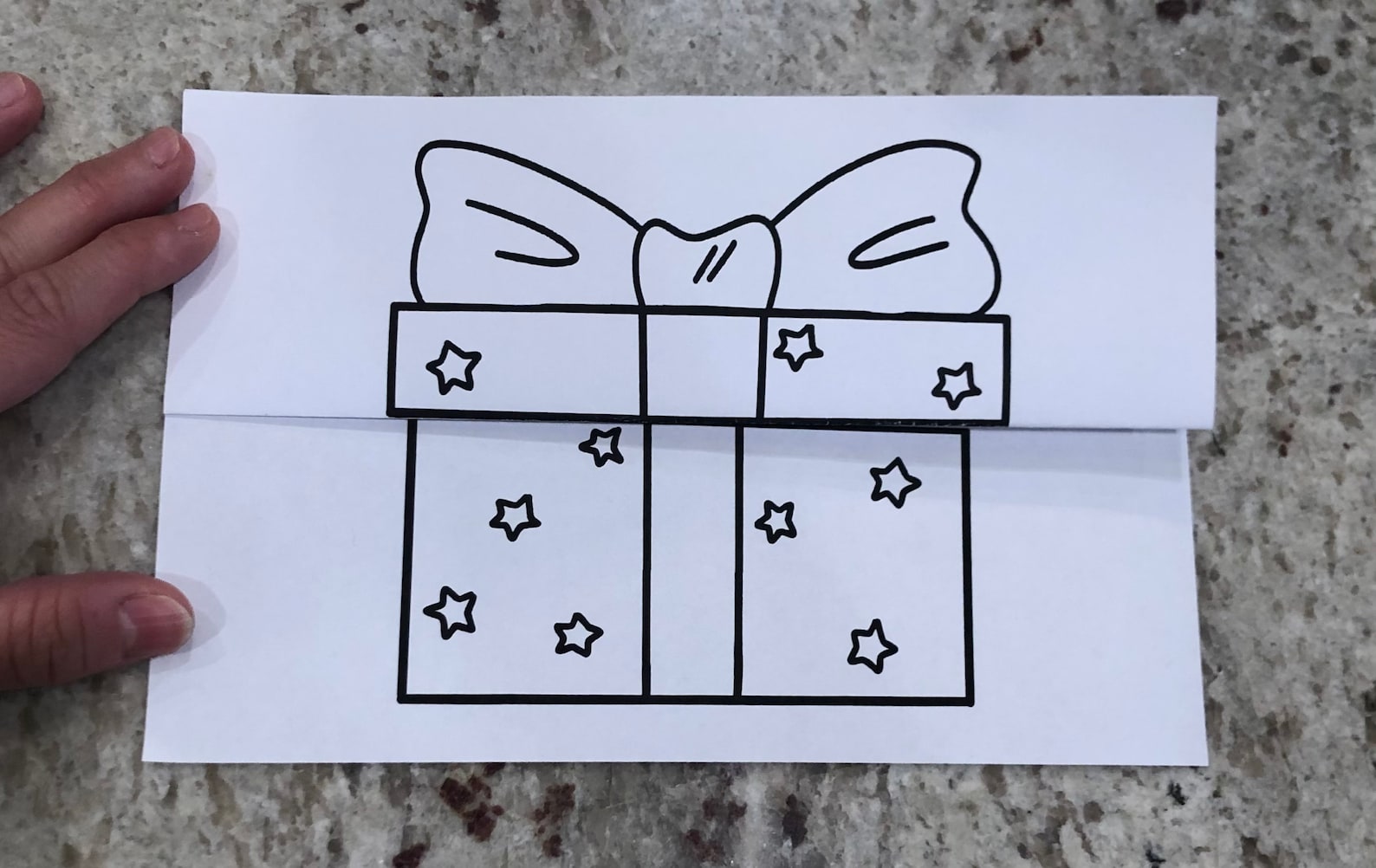 Expandable Christmas Surprise Cards for Kids 5+ Coloring Page Craft ...