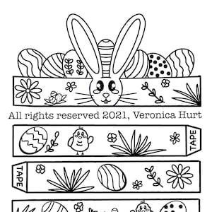 Easter Crown Coloring Craft for Kids 5+ and Adults - Etsy