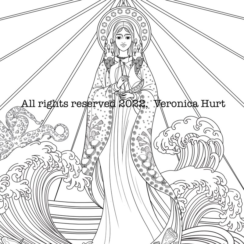 Mary Star of the Seas - Etsy