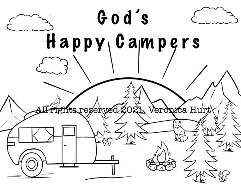 Catholic Coloring Pages for Kids 5+ and Adults Summer Activity God’s ...